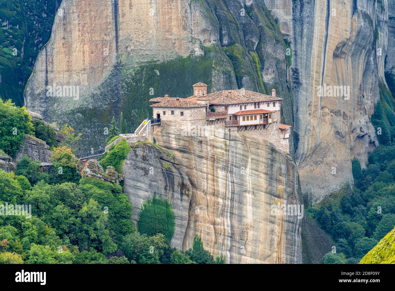 The Meteora a stunning rock formation in central Greece hosting one of ...