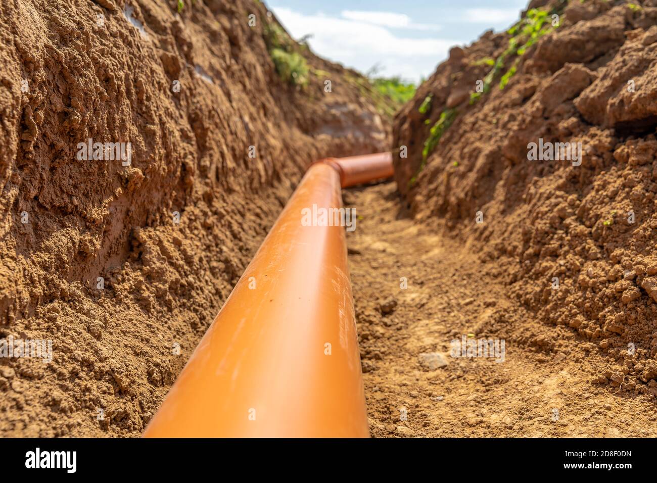 Ground water drainage system pipes hi-res stock photography and images ...