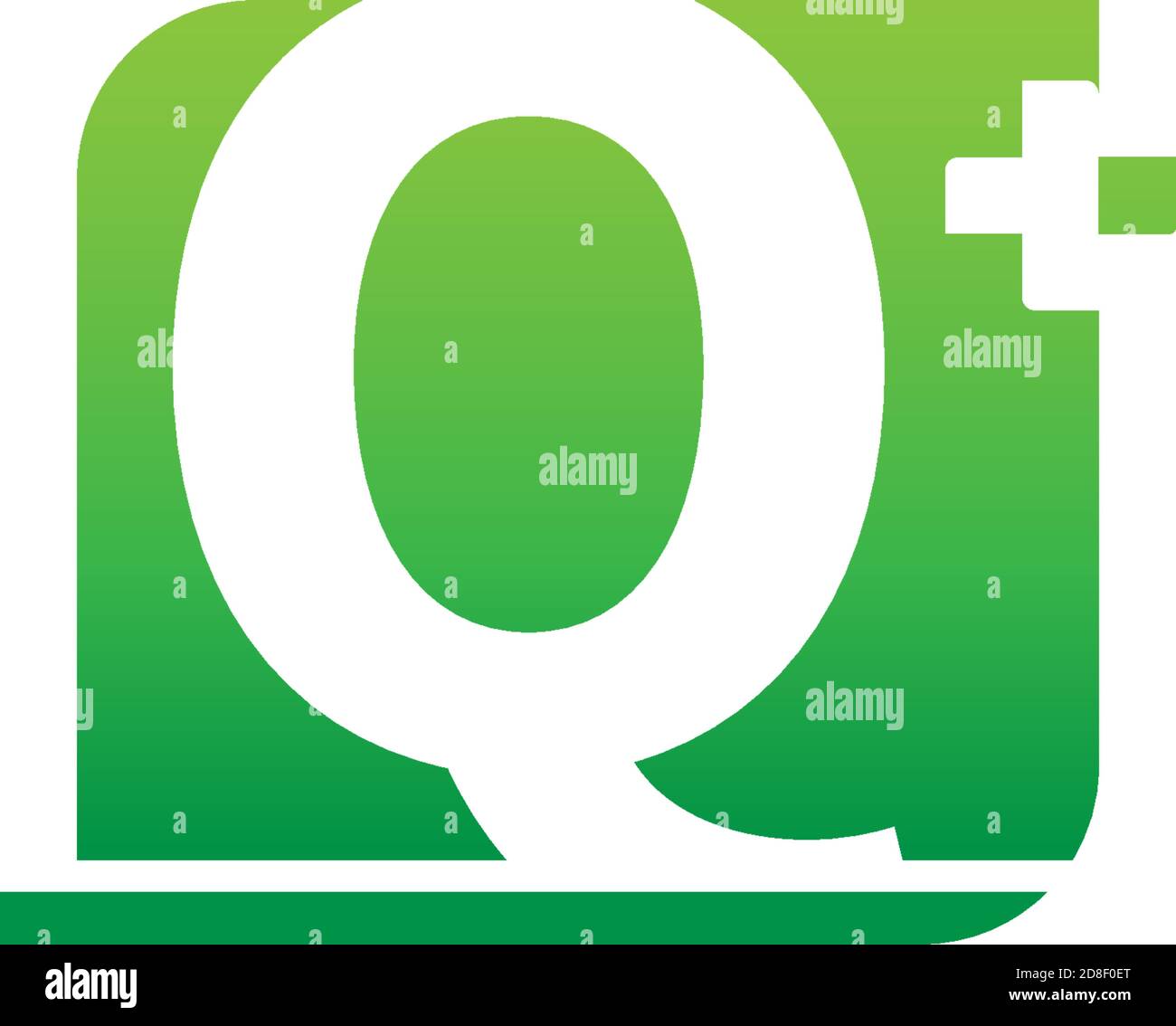 Letter Q logo icon with medical cross design vector Stock Vector Image ...