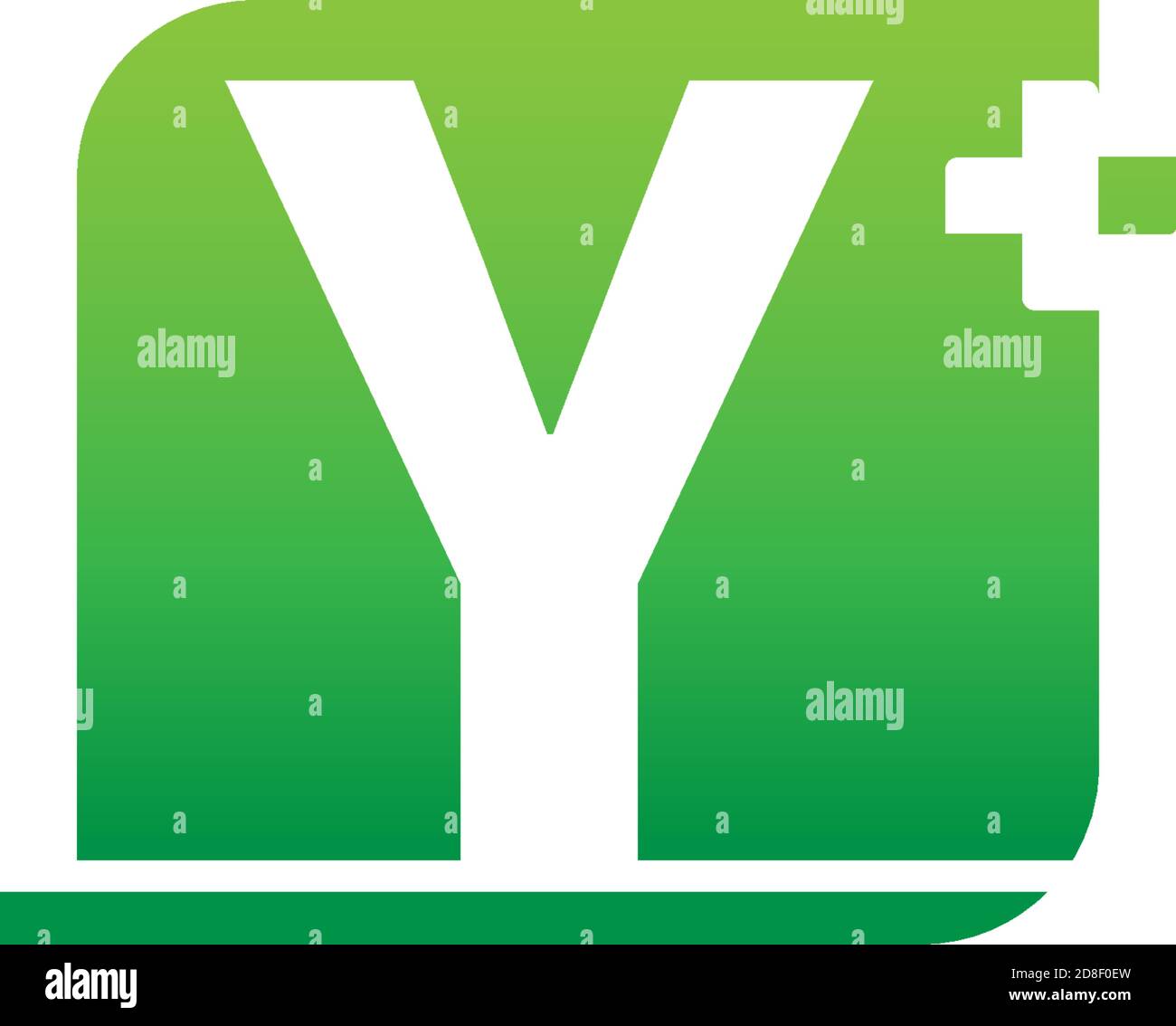 Letter Y logo icon with medical cross design vector Stock Vector Image ...