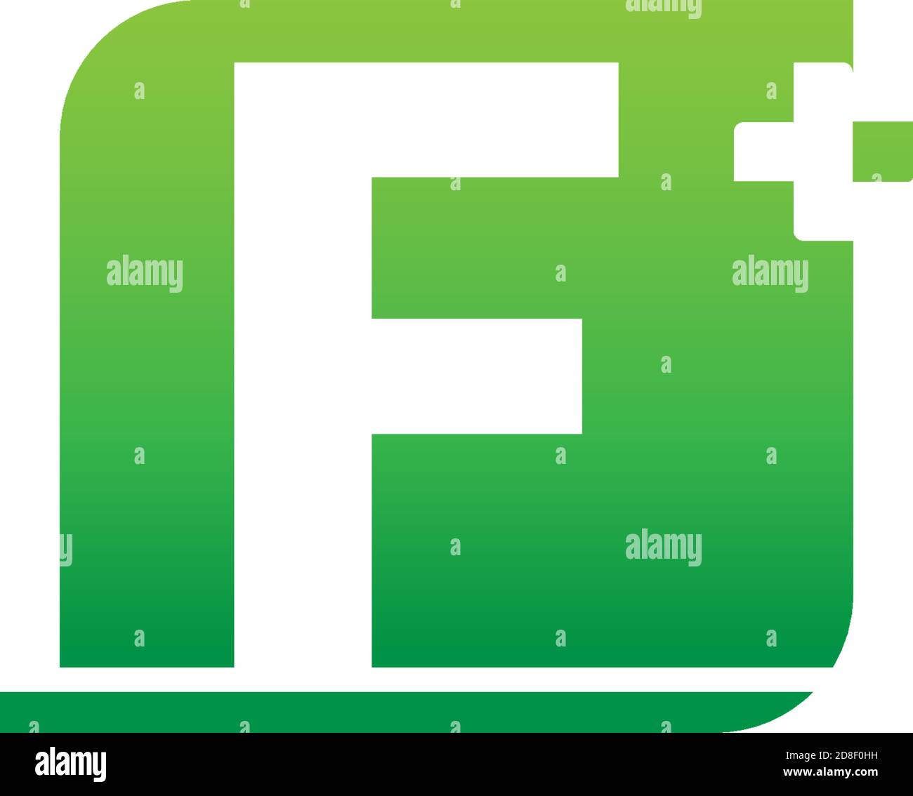 Letter F logo icon with medical cross design vector Stock Vector Image ...