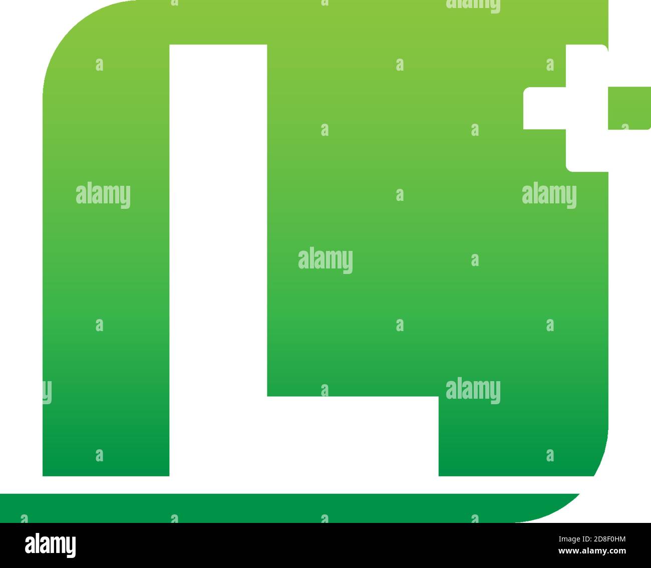 Letter L logo icon with medical cross design vector Stock Vector Image ...