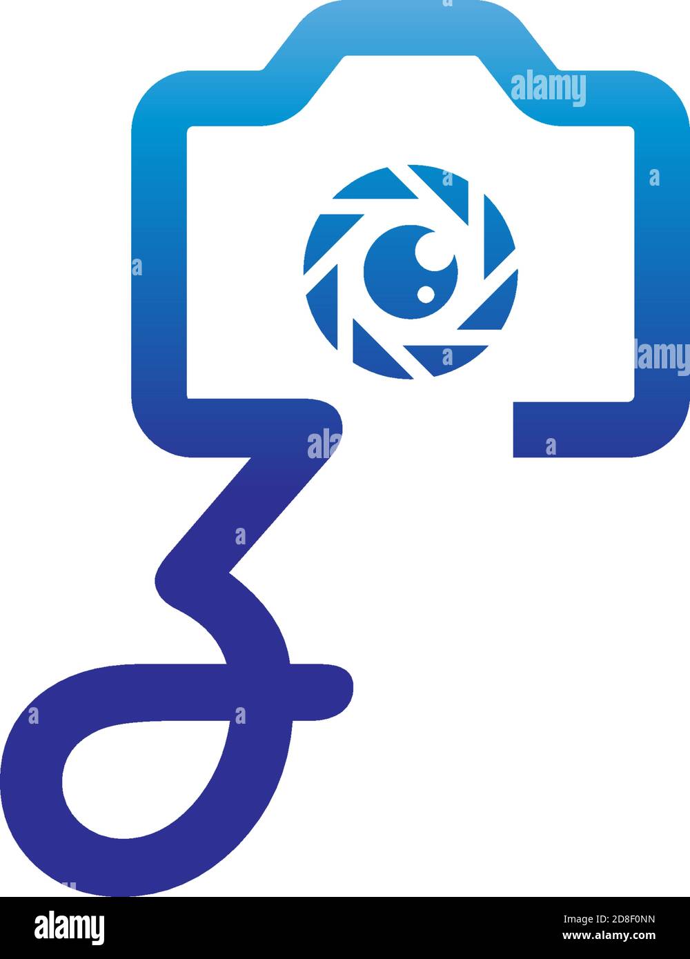 Letter Z logo of the photography is combined with the camera icon ...