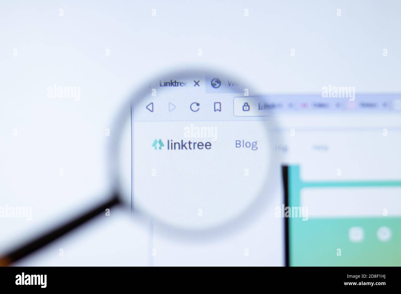 New York, USA - 29 September 2020: linktree linktr.ee company website ...