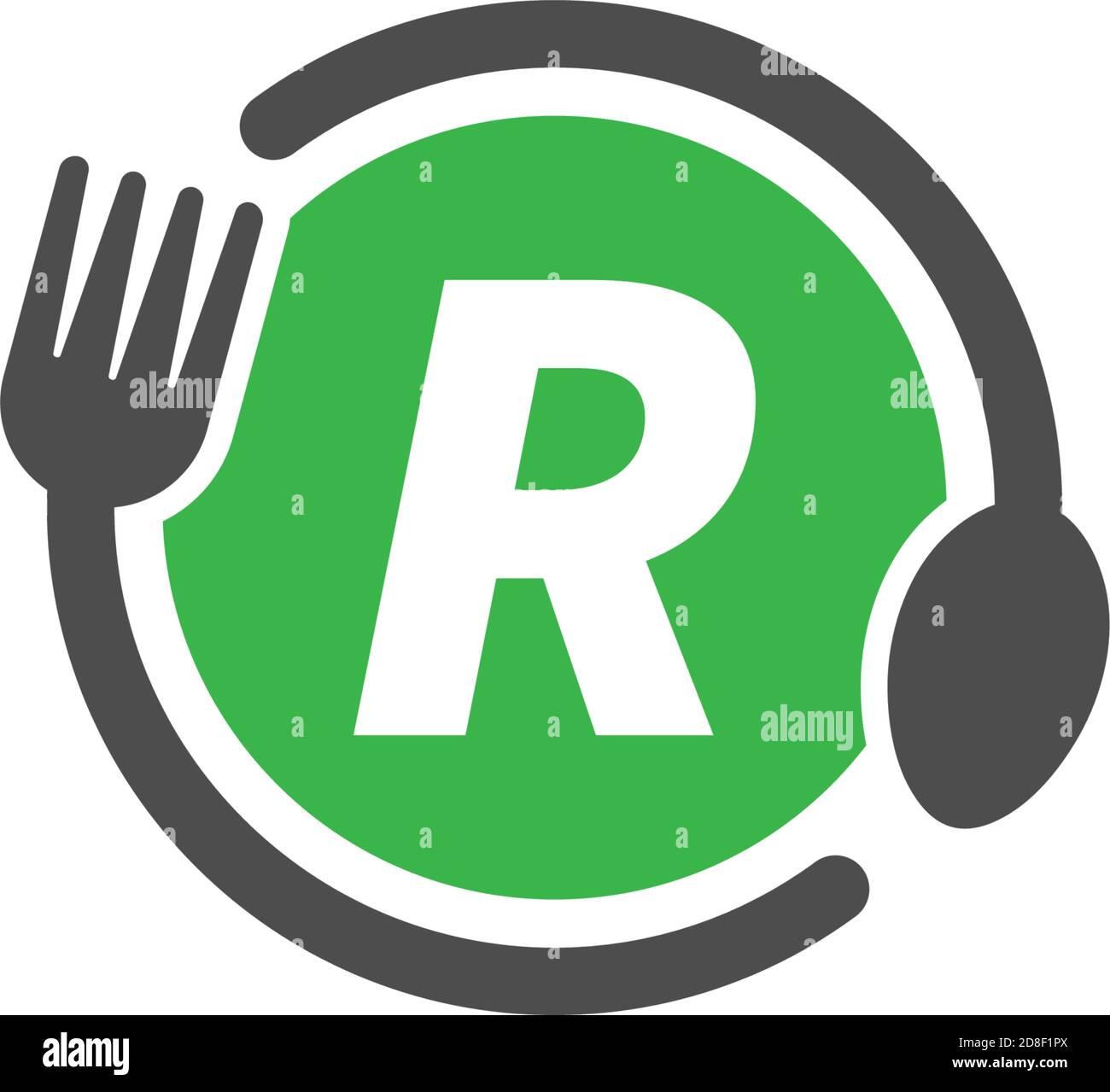 Letter r fork logo hi-res stock photography and images - Alamy