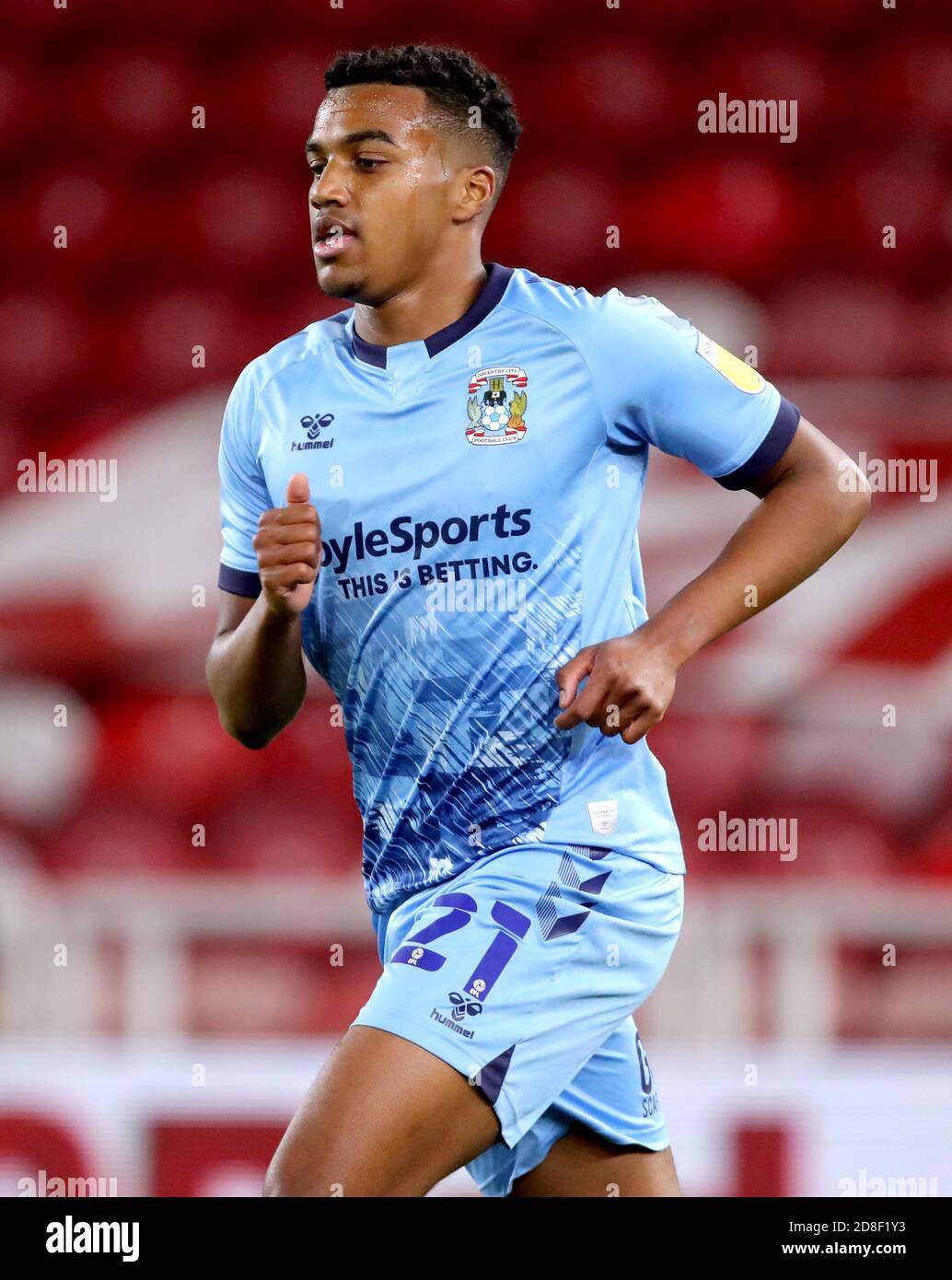 Coventry City's Sam McCallum during the Sky Bet Championship match at ...