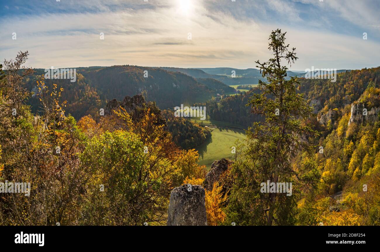 Fantastic autumn hike in the beautiful Danube valley at the Beuron ...