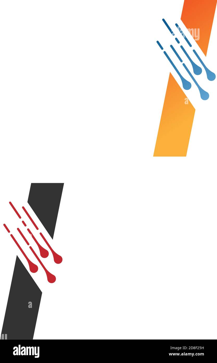 Letter I simple tech logo with circuit lines style icon template Stock Vector Image & Art - Alamy