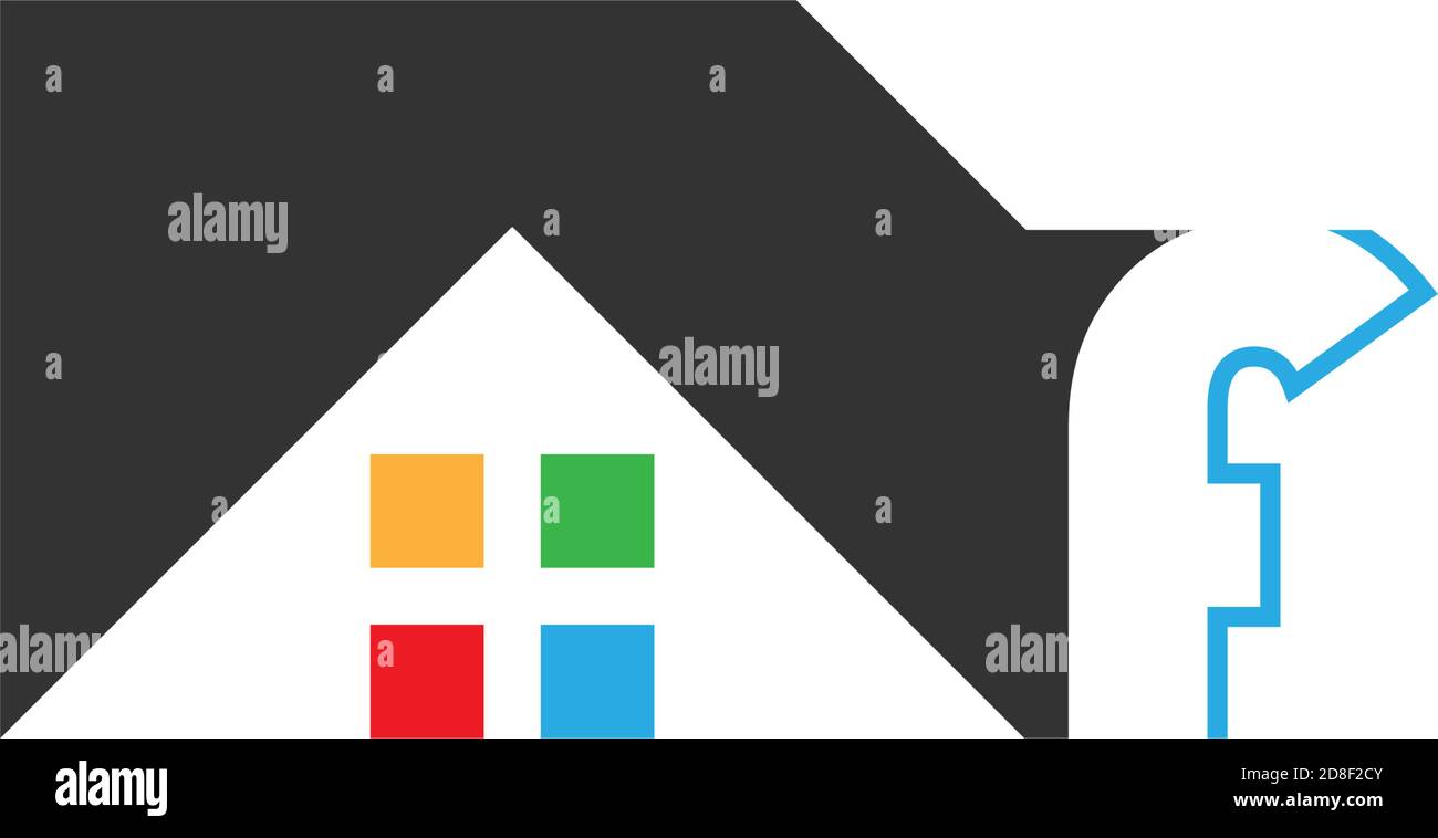 Letter F logo Icon for house, real estate vector template Stock Vector ...
