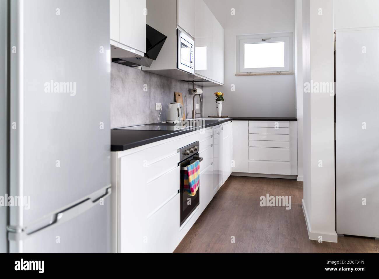 Interior View Of Modern Kitchen Interior At Home Stock Photo - Alamy