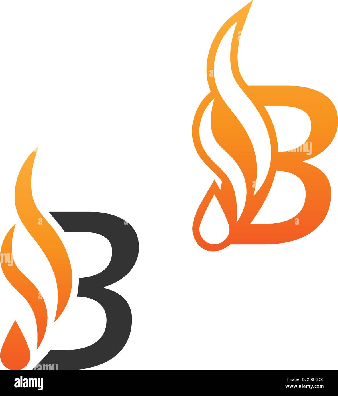 Burn b logo hi-res stock photography and images - Alamy