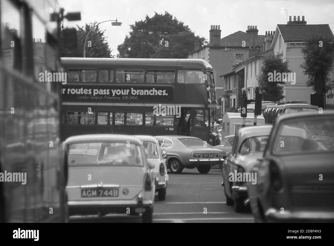 Traffic, London, England, 1971 Stock Photo - Alamy