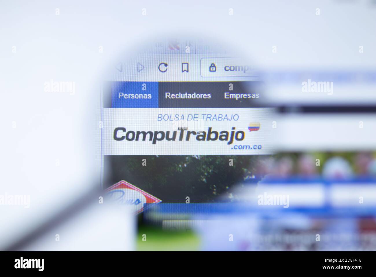 New York, USA - 29 September 2020: computrabajo.com.co CompuTrabajo ...