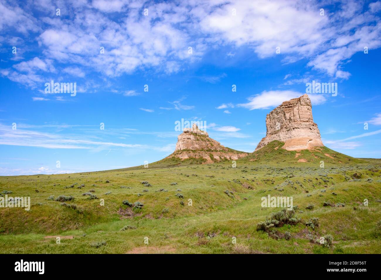 Courthouse and Jail Rocks Stock Photo - Alamy