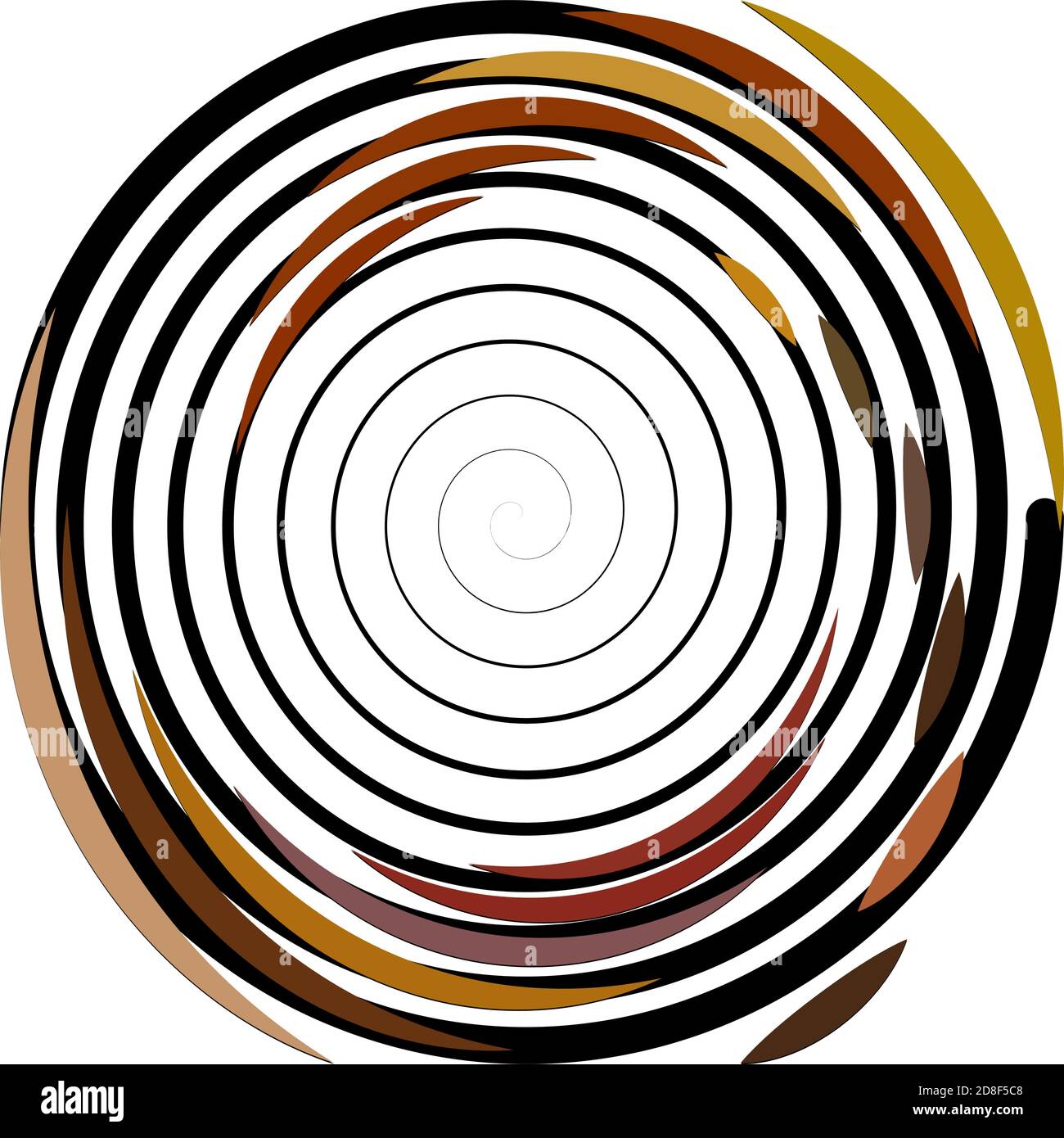 Overlaying abstract Spiral, Swirl, Twirl vector. Volute, helix ...