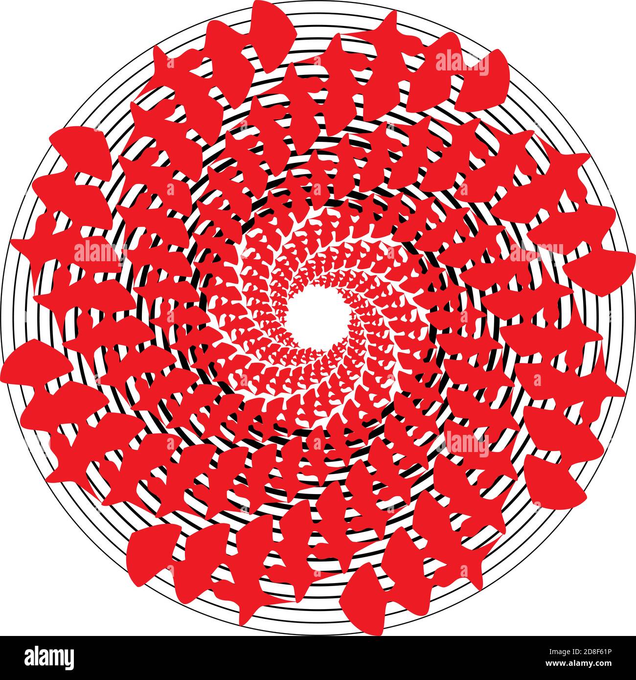 Overlaying abstract Spiral, Swirl, Twirl vector. Volute, helix ...