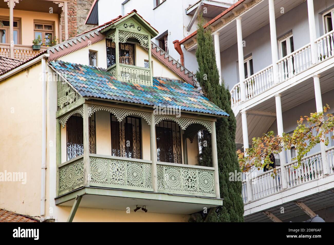 Tbilisi balcony hi-res stock photography and images - Alamy