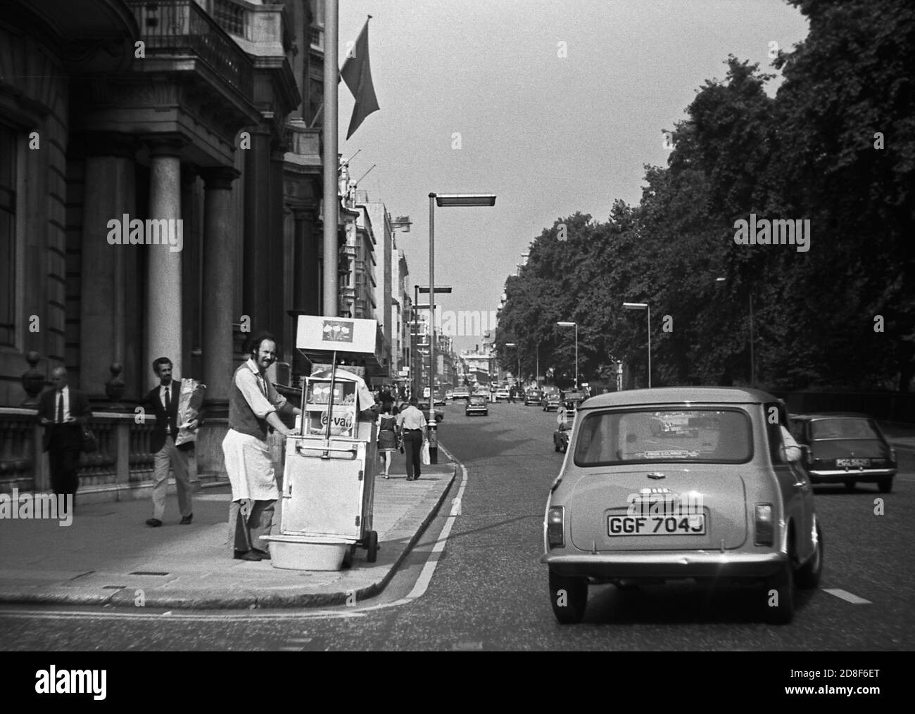 A stall on the street. London, England, 1971 Stock Photo - Alamy