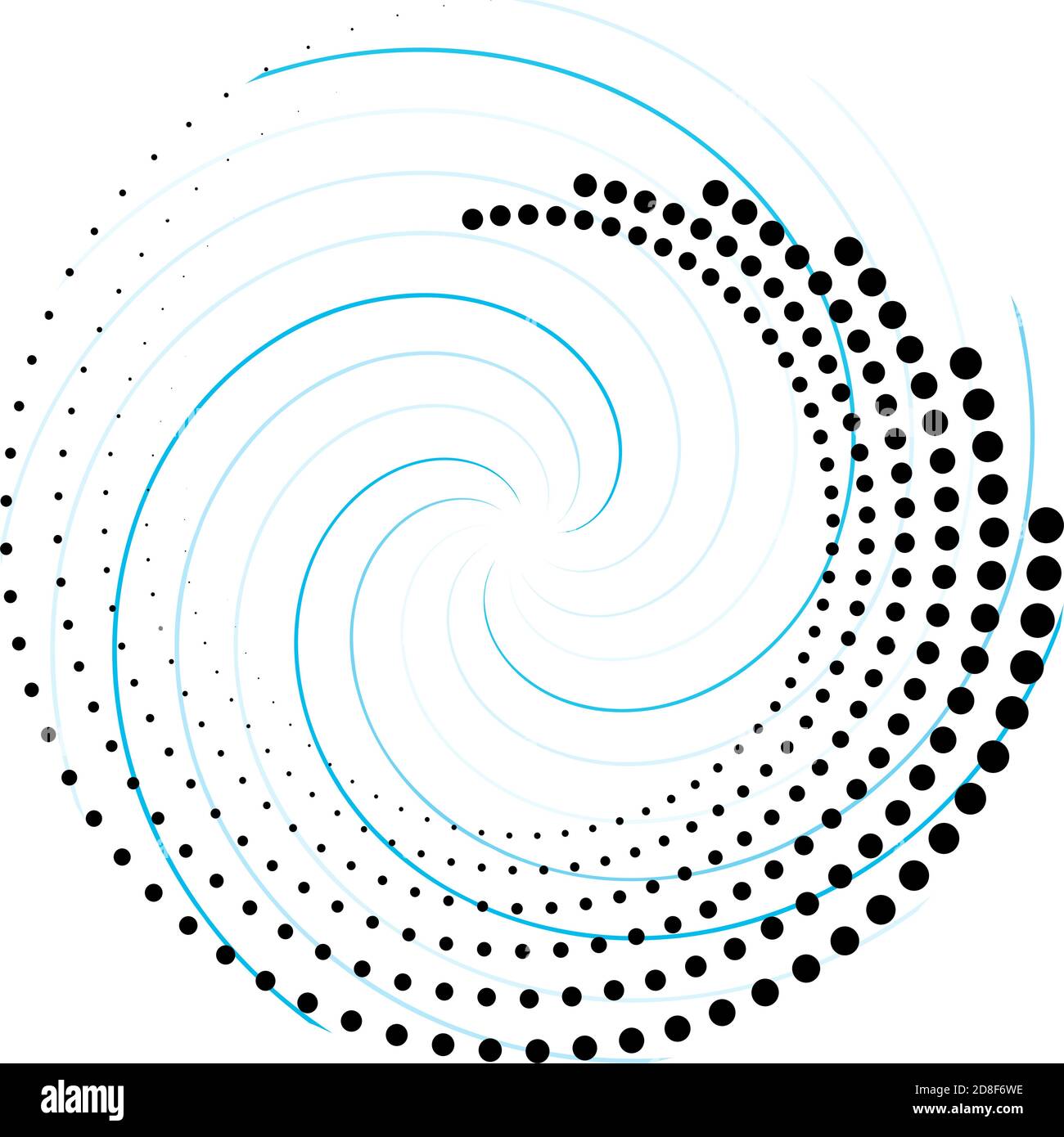 Overlaying abstract Spiral, Swirl, Twirl vector. Volute, helix ...
