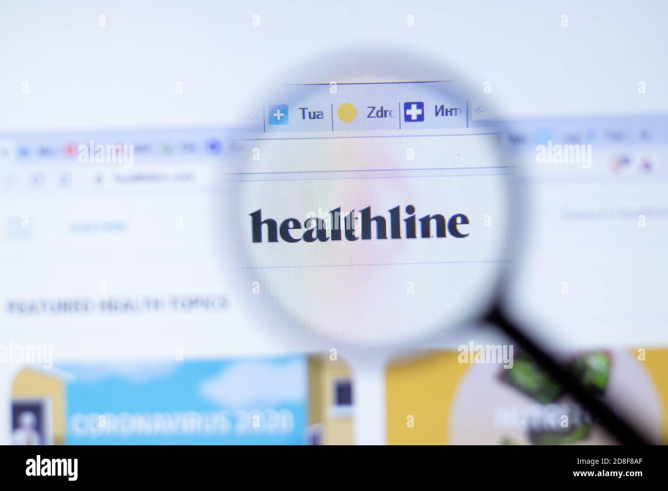 Healthline logo hi-res stock photography and images - Alamy