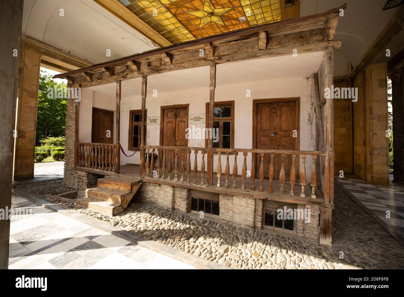 Home birthplace of Joseph Stalin at the Joseph Stalin Museum in Gori ...