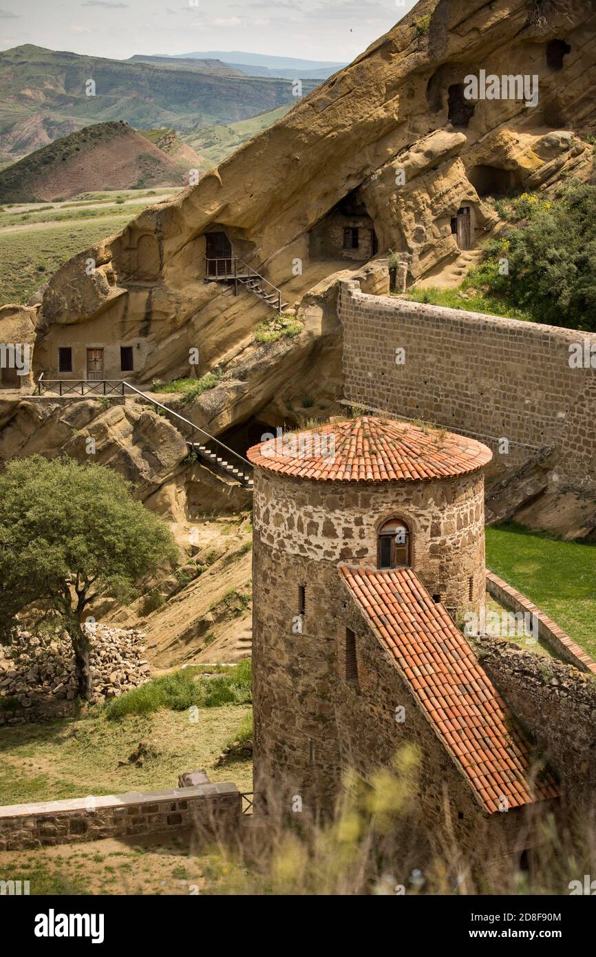 Davit Gareja Monastery is a 6th century rock-hewn, clifftop Christian ...