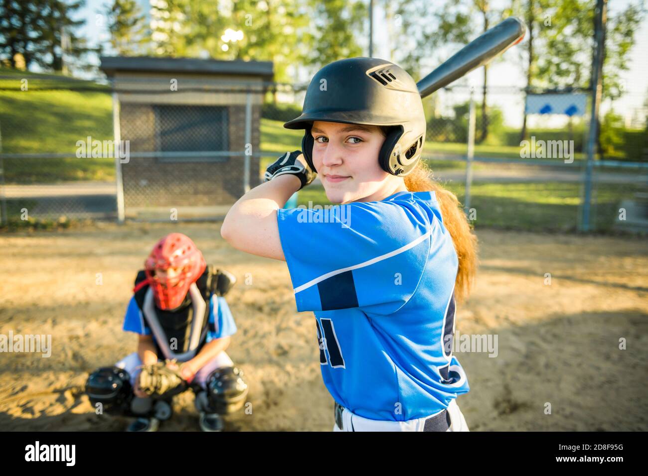 Girl baseball player hi-res stock photography and images - Alamy