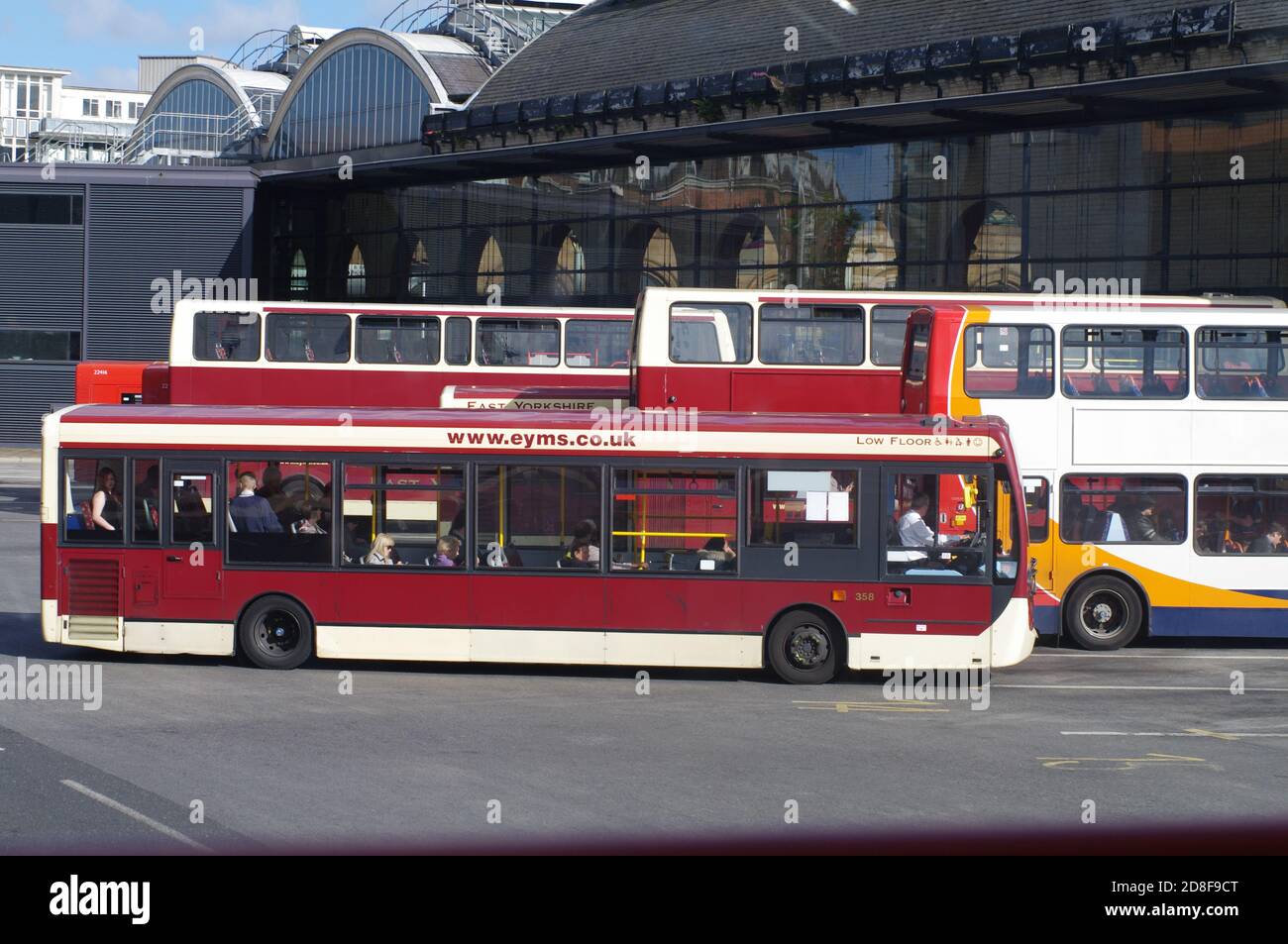 Busses in Hull, England, UK Stock Photo - Alamy
