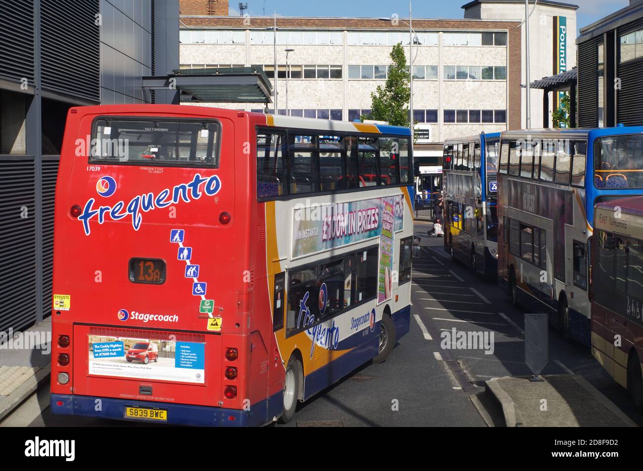 Busses in Hull, England, UK Stock Photo - Alamy