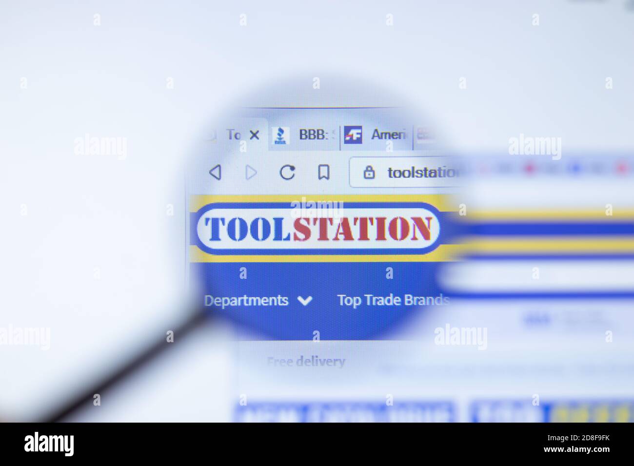 New York, USA - 29 September 2020: toolstation.com ToolStation company ...