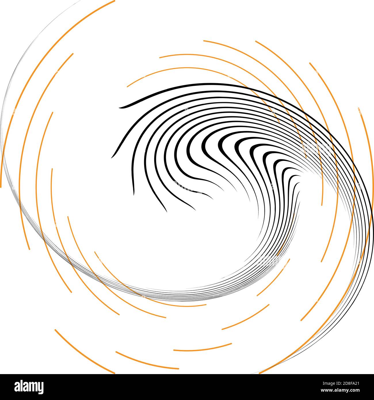 Overlaying abstract Spiral, Swirl, Twirl vector. Volute, helix ...