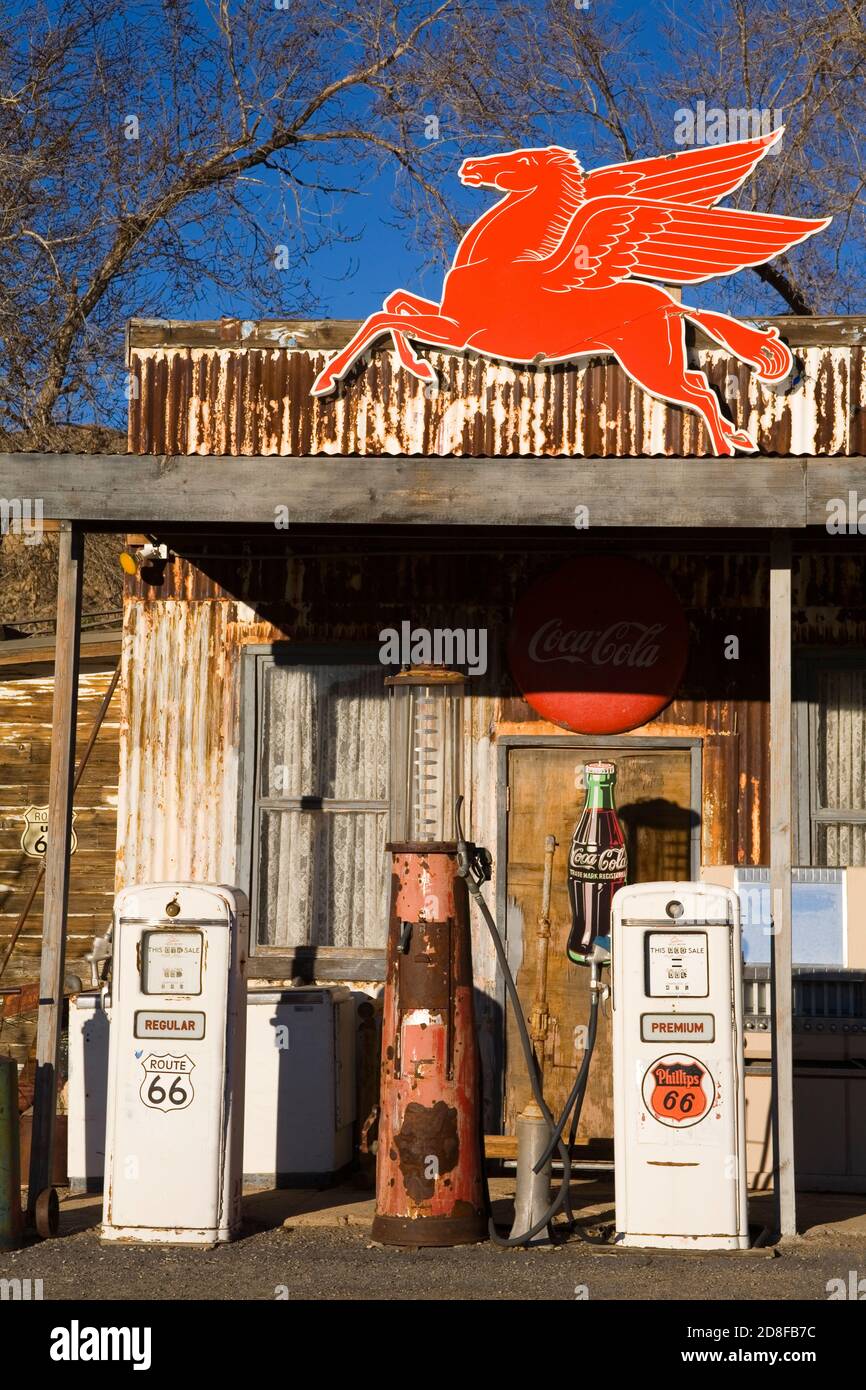 General Store & Route 66 Museum, Hackberry, Arizona, USA Stock Photo ...