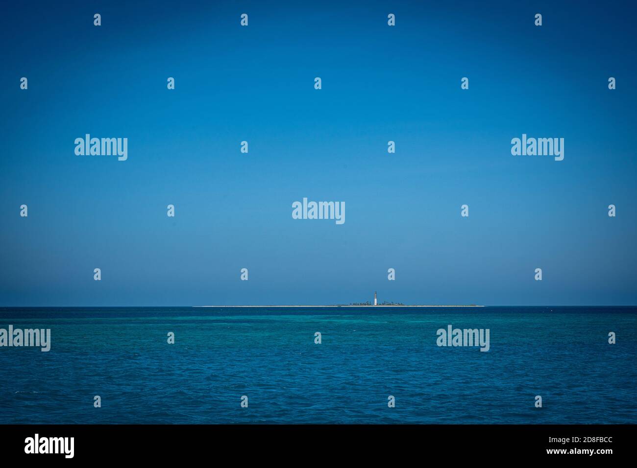 Loggerhead LIghthouse On Clear Day in Florida Keys Stock Photo - Alamy