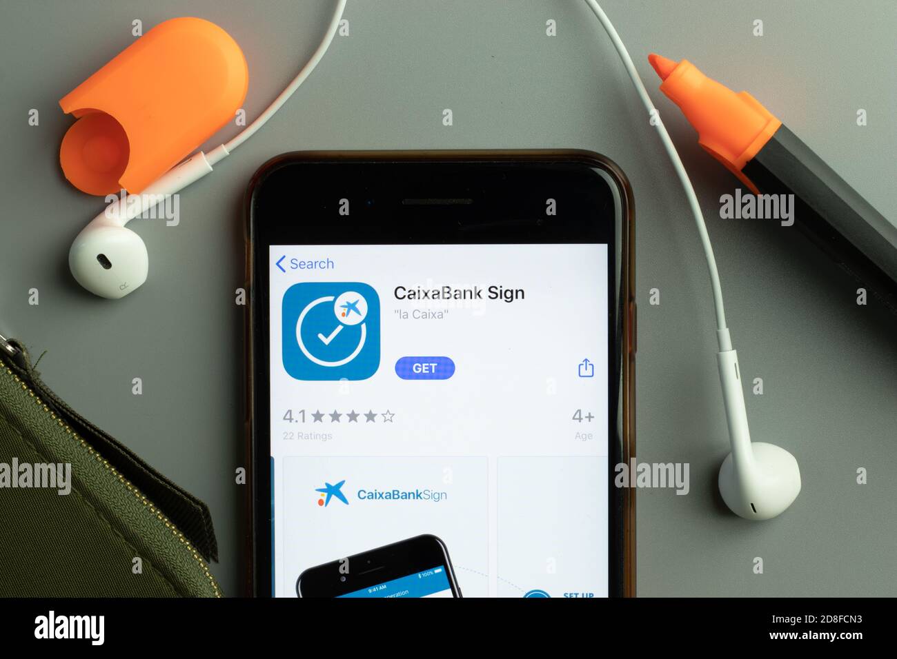 Caixabank logotype hi-res stock photography and images - Alamy