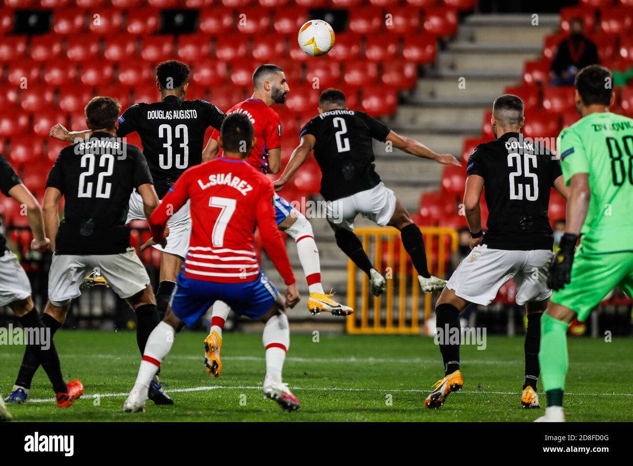 Granada, Spain. 29th Oct, 2020. during UEFA Europa League, football ...