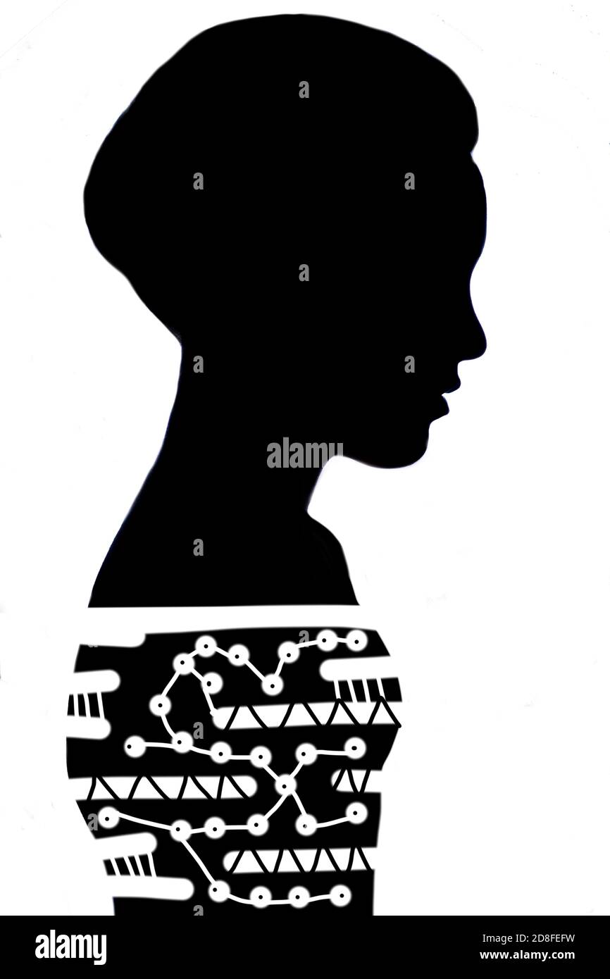 Right Side Profile Stock Photo - Alamy