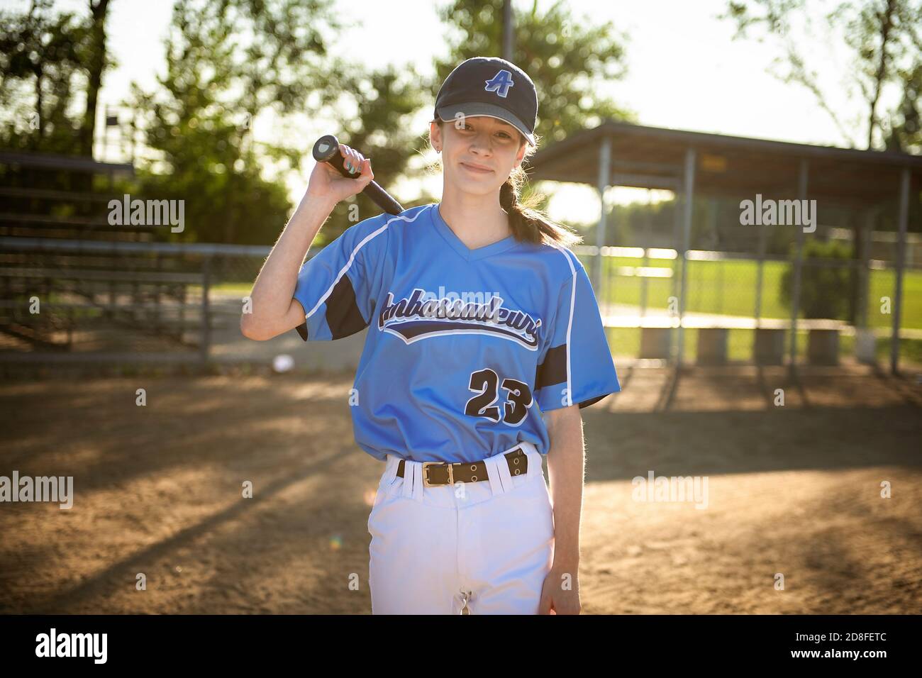 Professional girl baseball hi-res stock photography and images - Alamy