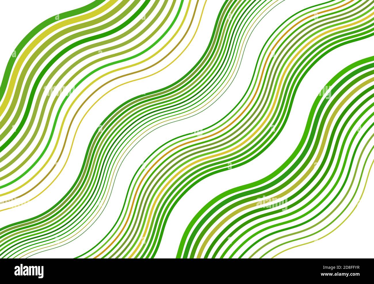Green flowing parallel lines hi-res stock photography and images - Alamy