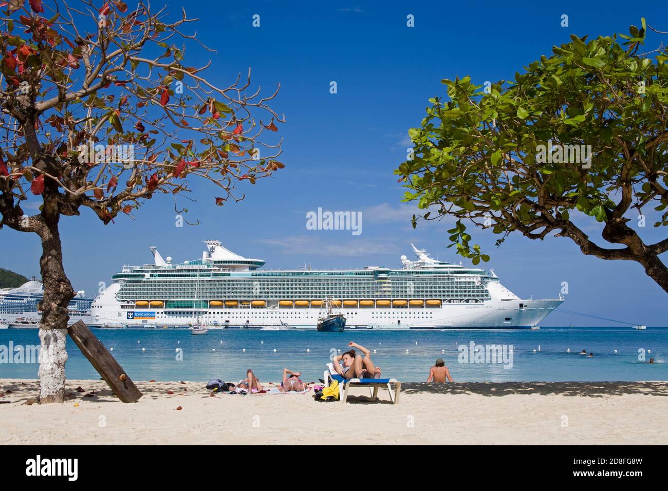 Turtle Beach, Ocho Rios, St. Ann's Parish, Jamaica, Caribbean Stock ...