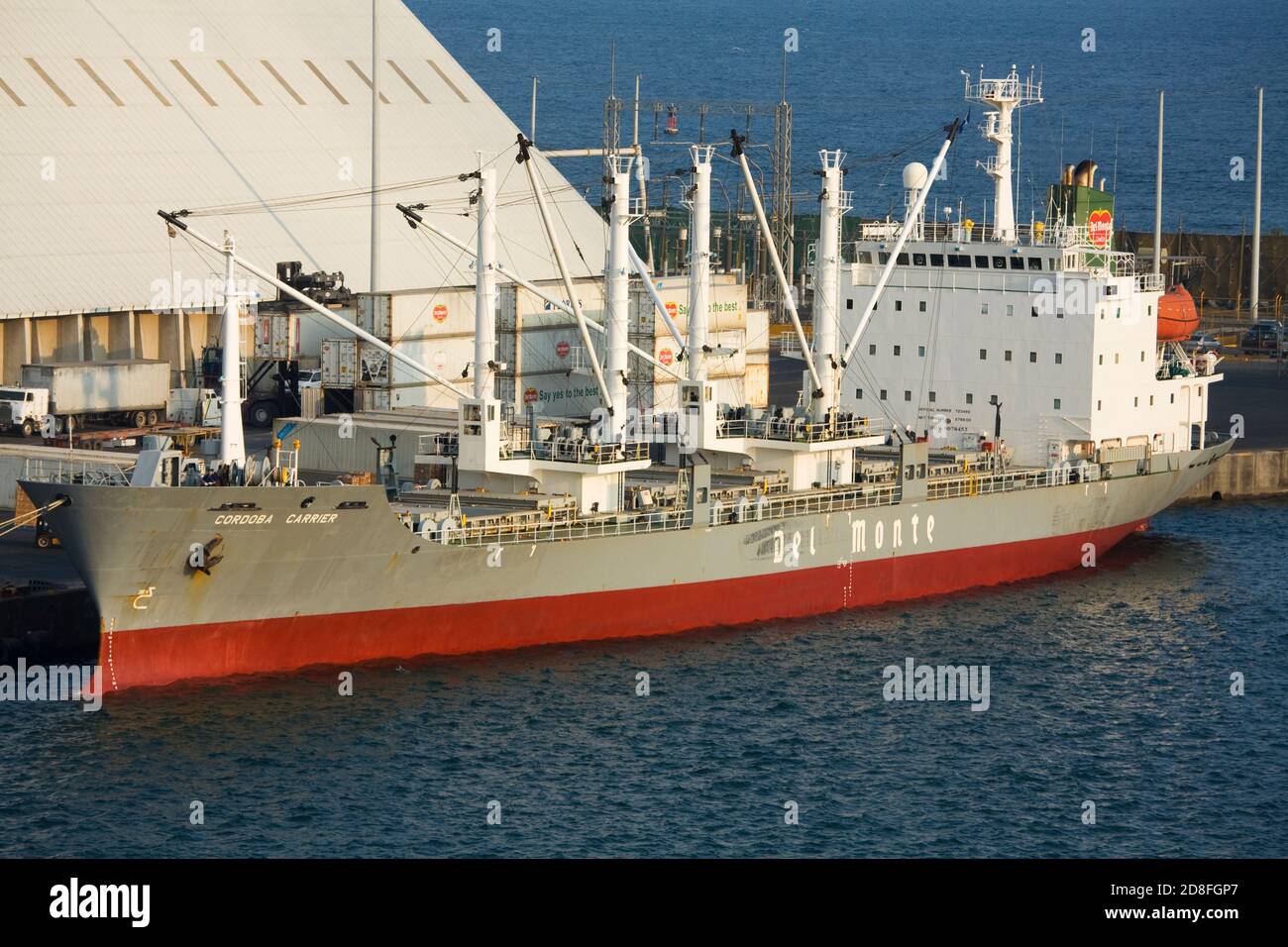 Del Monte Fruit Ship, Puerto Quetzal, Guatemala, Central America Stock ...