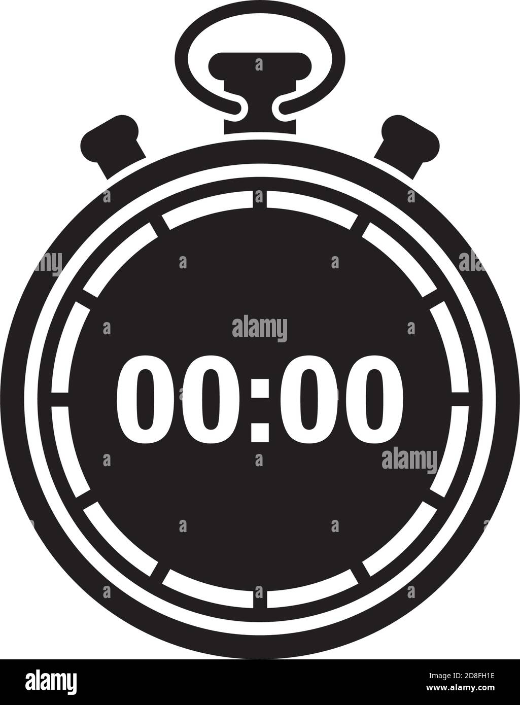 Digital stopwatch icon hi-res stock photography and images - Alamy