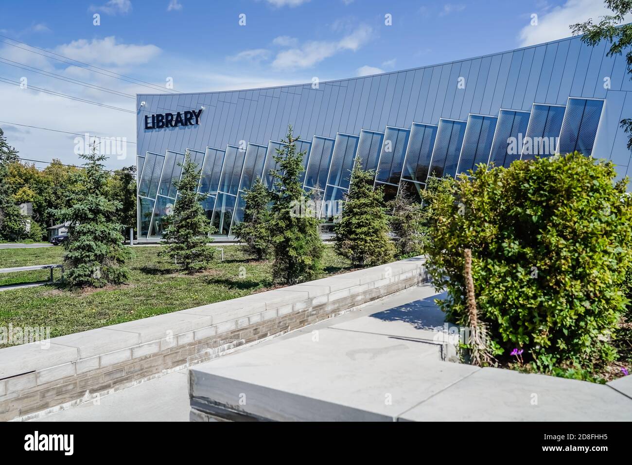 vaughan civic centre resource library modern architecture near toronto ...