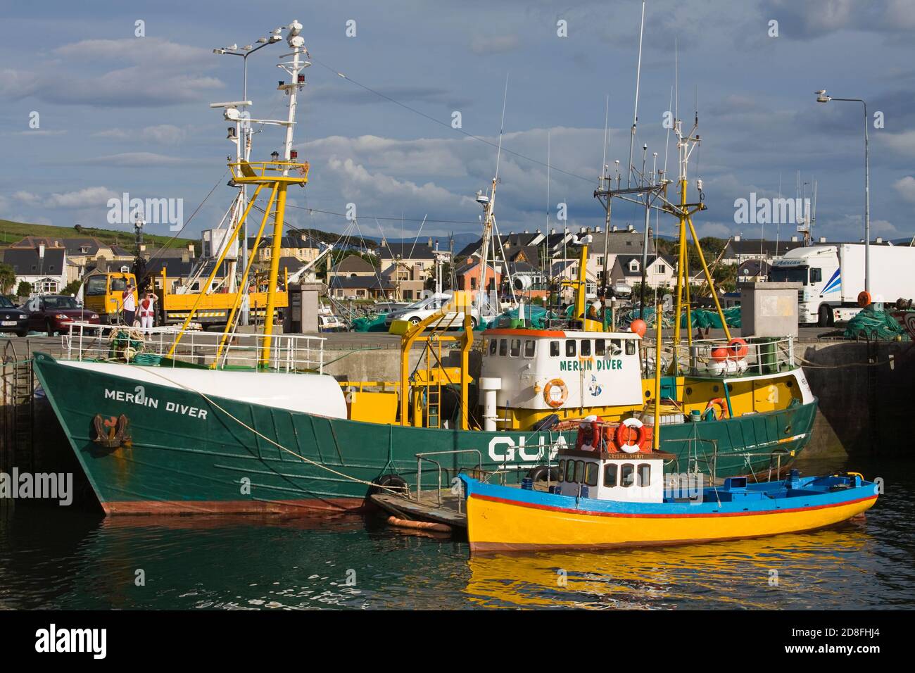 Fishing Boats, Dingle Port, County Kerry, Ireland Stock Photo - Alamy