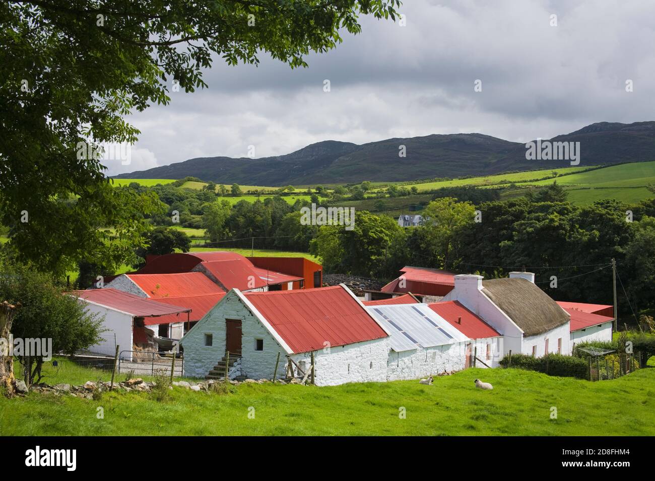 Farmhouse near Kerrykeel, County Donegal, Ireland Stock Photo - Alamy