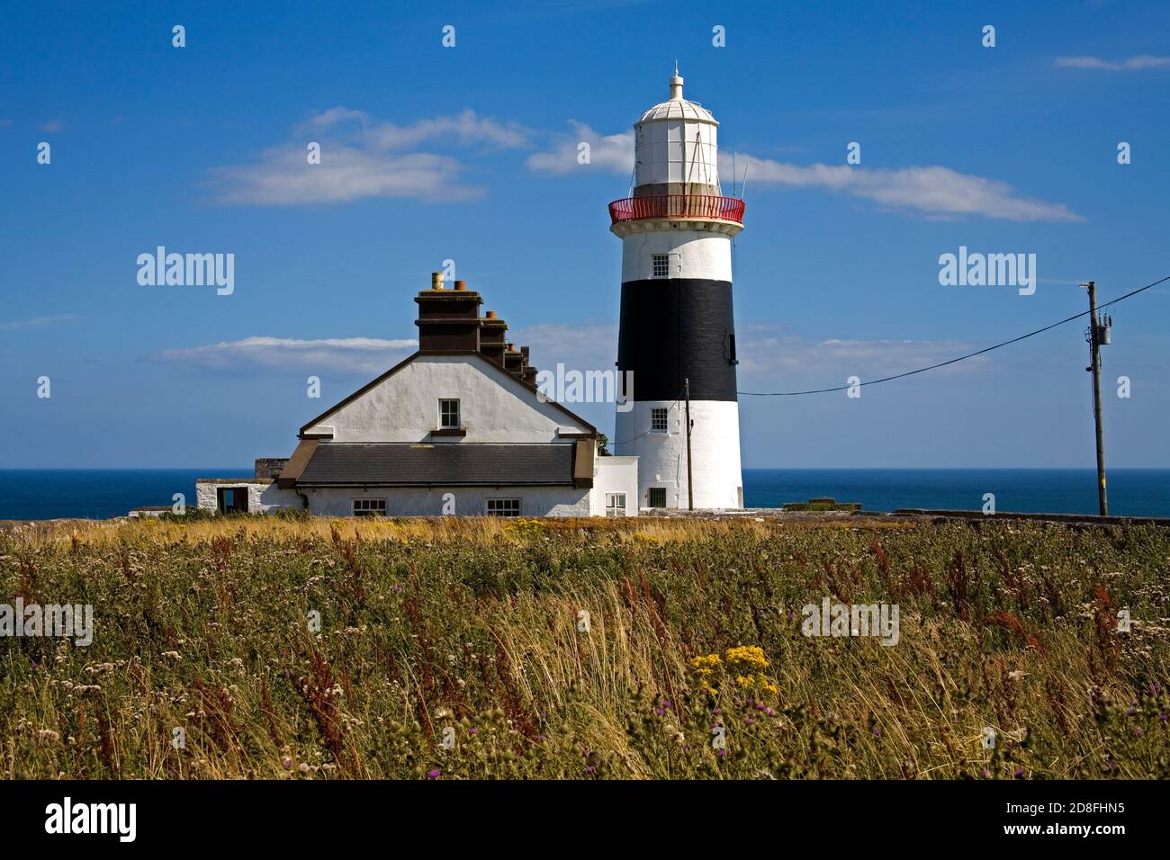 Mine Head Lighthouse, County Waterford, Ireland Stock Photo - Alamy