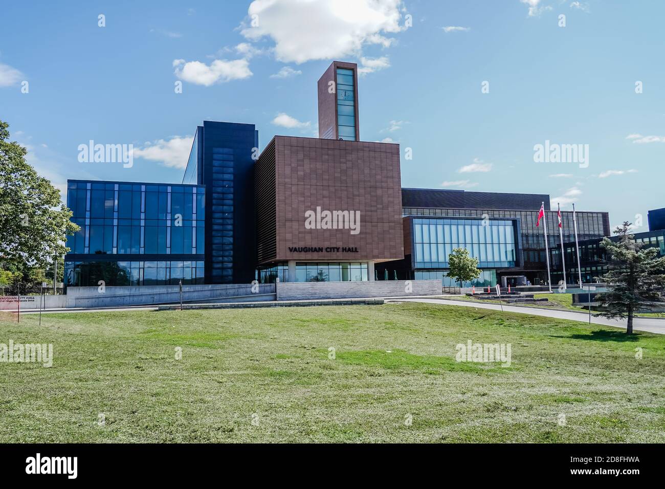 vaughan city hall building in ontario canada Stock Photo - Alamy