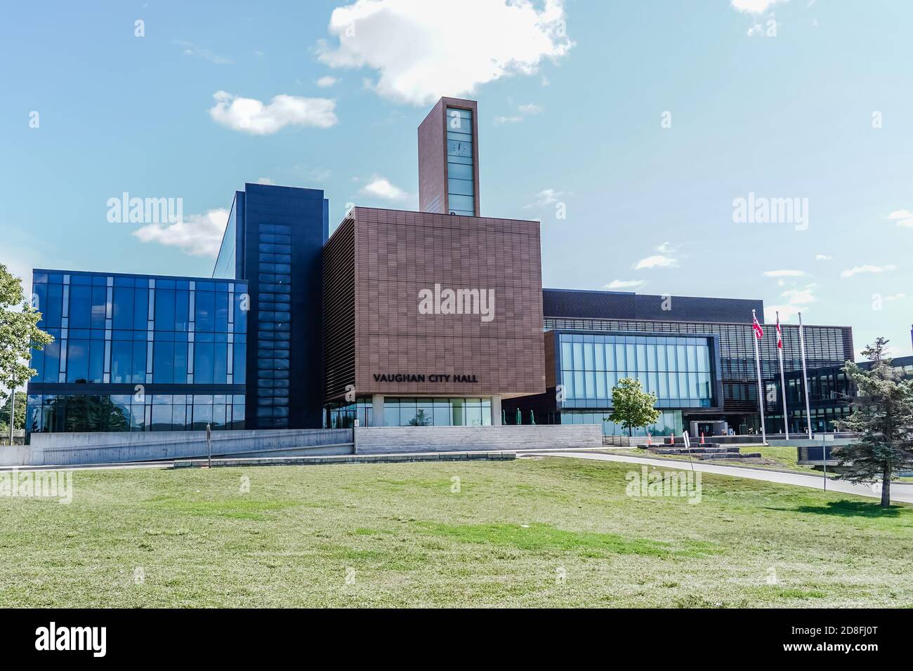 vaughan city hall building in ontario canada Stock Photo - Alamy