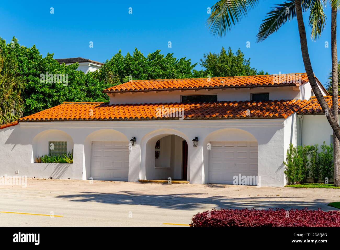 Town Of Golden Beach Florida Usa Historic House Built In The 1930s