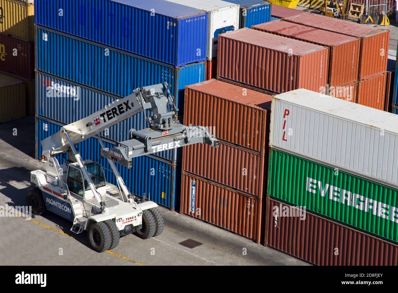 Container Port, Montevideo, Uruguay, South America Stock Photo - Alamy