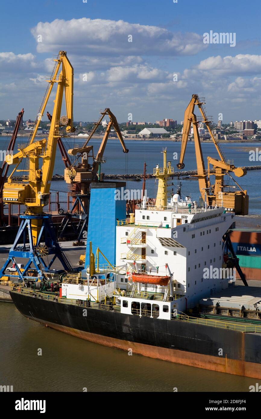Montevideo container cargo port hi-res stock photography and images - Alamy